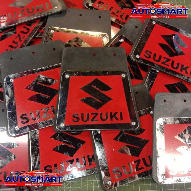 Pair 1 Suzuki Multicab MUDGUARD With Stainless & Sticker 8X8'' & 8X8 ...