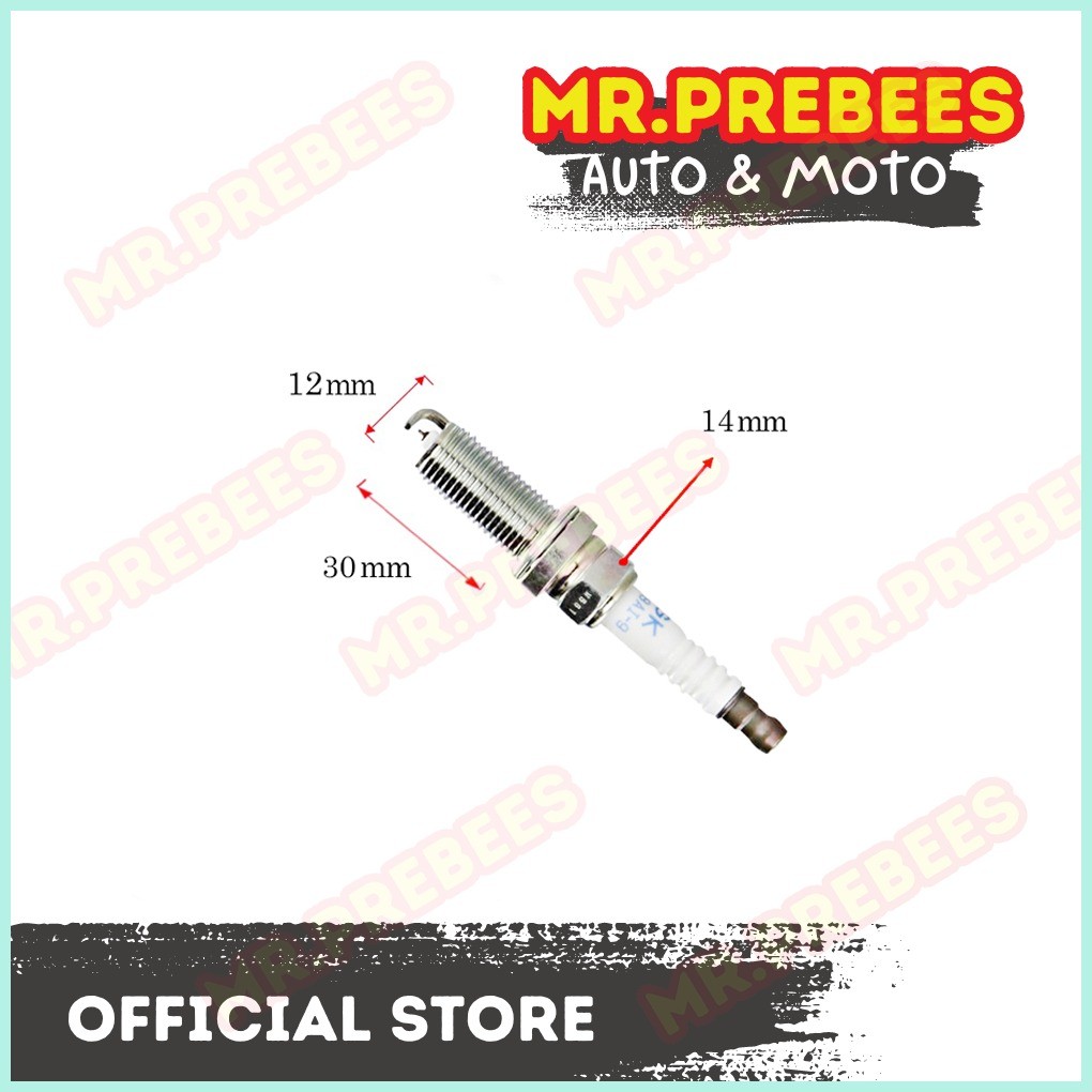 NGK Laser Iridium Spark Plug - LKAR8AI-9 For Rouser NS200 / RS200 ...
