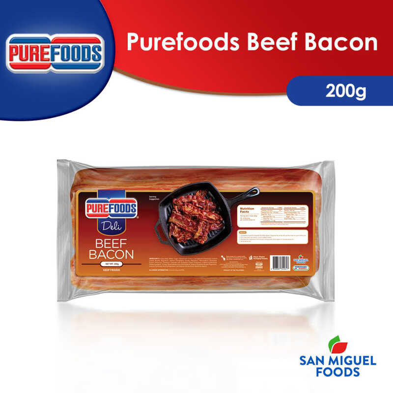 Purefoods Beef Bacon 200G 58E | Shopee Philippines
