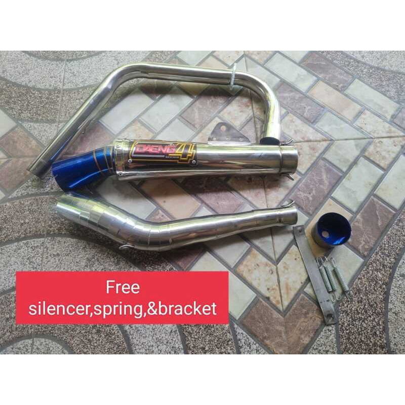 DAENG SAI 4 CONICAL Exhaust Muffler (Full SET 51Mm) For Tmx,Rusi,Pinoy ...