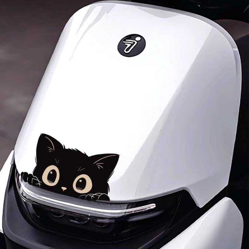 Scratch Cover Peeping Cat Creative Car Sticker Waterproof Electric ...
