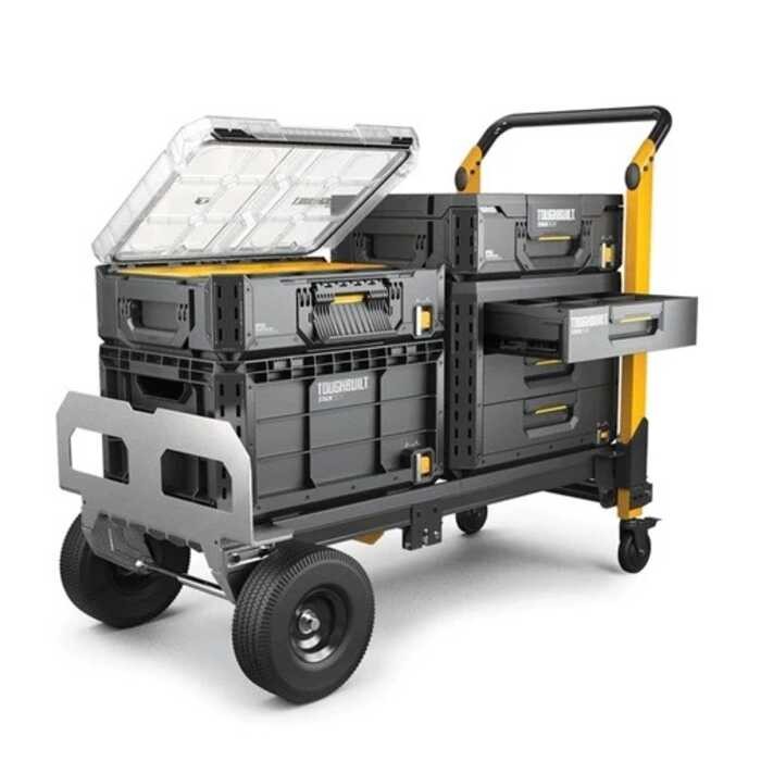 TOUGHBUILT Stackable Trolley Tool Box Multi-Functional Combination ...