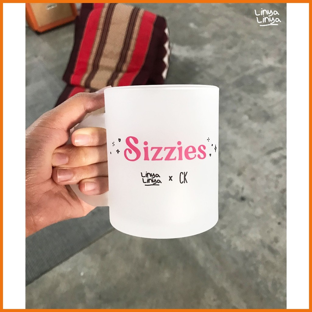 Linya-Linya Frosted Mug: Linya-Linya x CK De Leon: Sizzies | Shopee ...