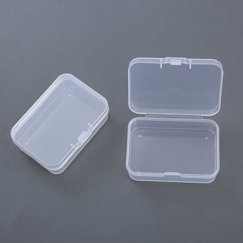 Rectangular Plastic Box Transparent Storage Parts Box Small Product ...