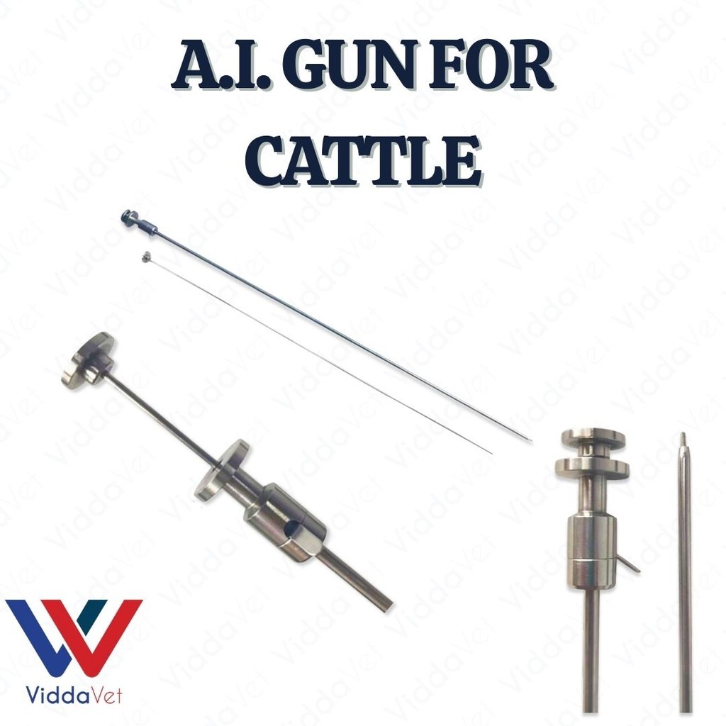 Stainless Steel AI Gun Rod for Cattle and Goat Reusable Farm Equipment ...