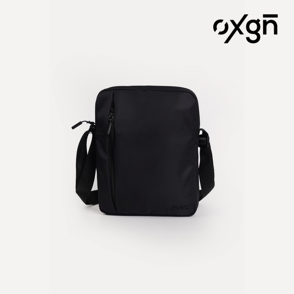 OXGN Sling Bag For Men And Women (Black/Gray) | Shopee Philippines