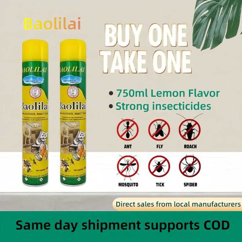 Buy 1 Get Baolilai Spray Type 750Ml Large Capacity Cockroach Killer ...