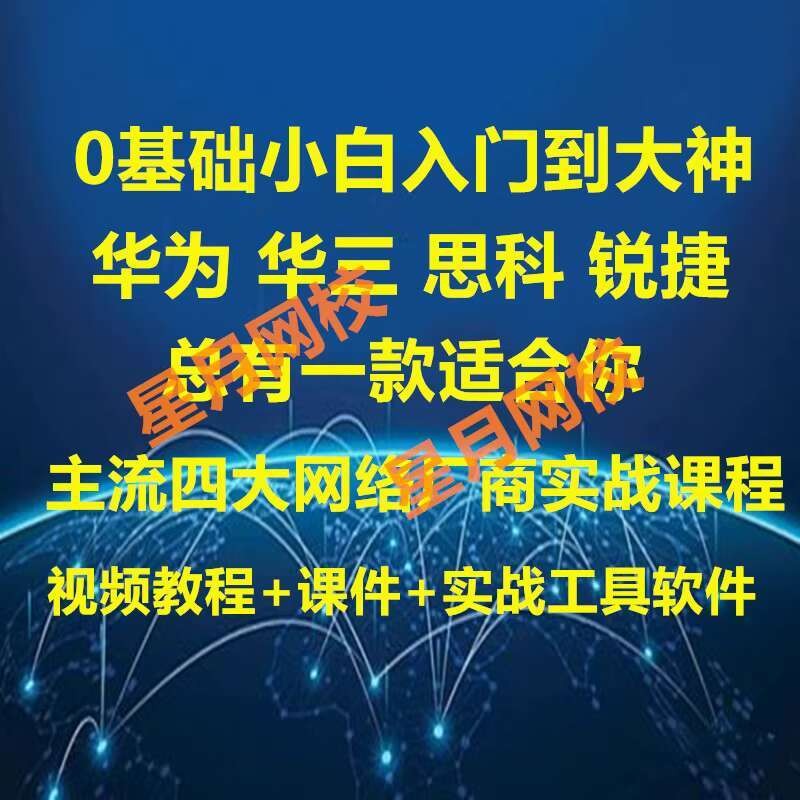HW/Huasi/Ruijie/Cisco/H3C/switch/router/video/tutorial/configuration ...