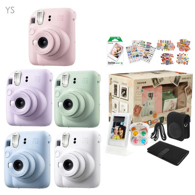Mini 12 Instax FUJIFILM Patch 'N Match Package Instant Camera Bundle ...