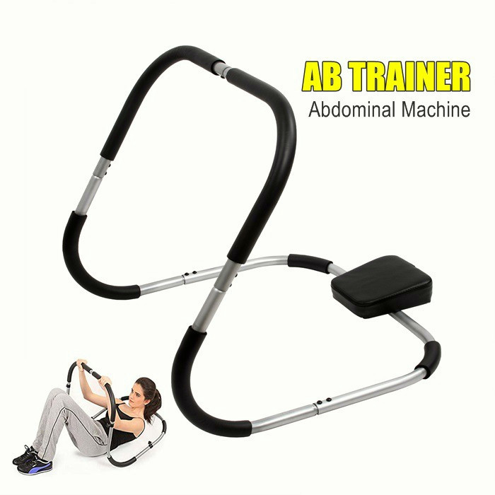 Everyday Essentials AB Trainer Abdominal Machine Exercise Crunch Roller ...