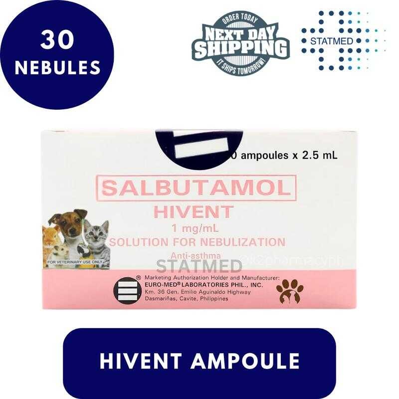 Hivent Nebule 2.5Ml For Pets Humns L 5, 10 & 30 Nebules 245 | Shopee ...