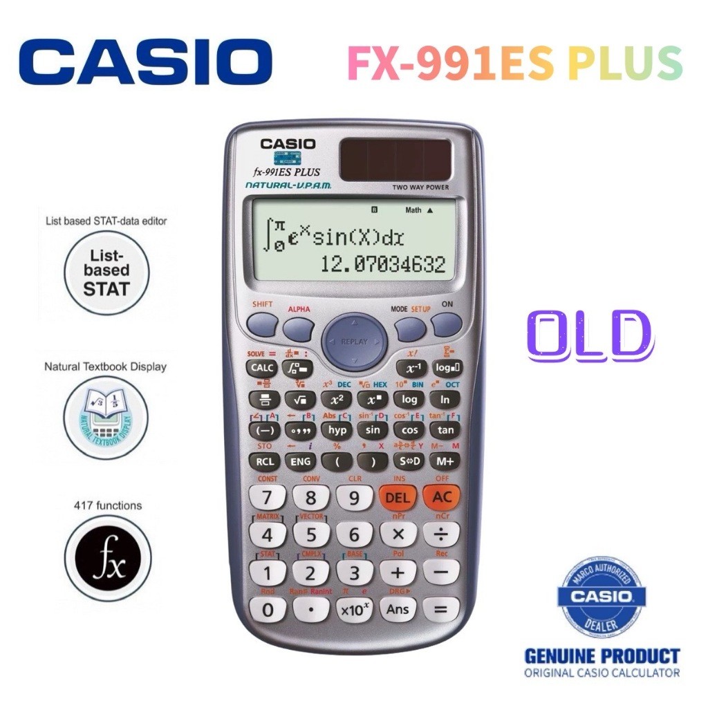 Casio FX-991ES FX991ex FX 991ex Scientific Calculator Classwiz ...