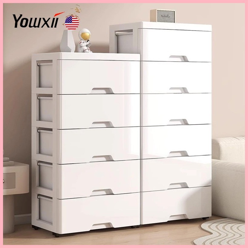 Yowxii 3-7 Layers Wide Orocan Drawer Plastic Durabox Drawer Clothes ...
