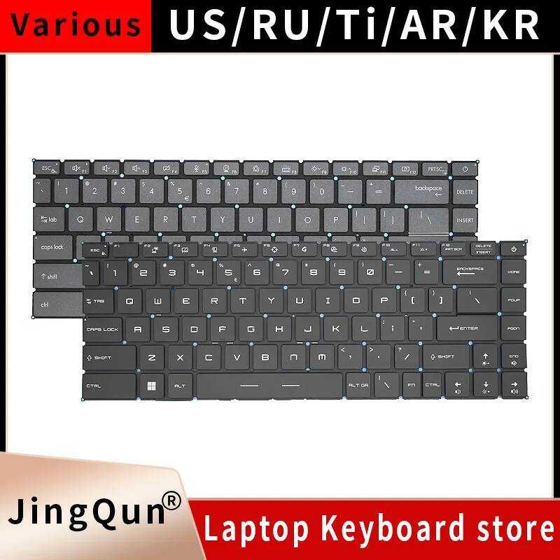 2 Ru/Us/Sp/Gr 16 Keyboard For MSI Ge66 Gp66 Raider 10Sf 10Sfs 10Sgs Ms ...