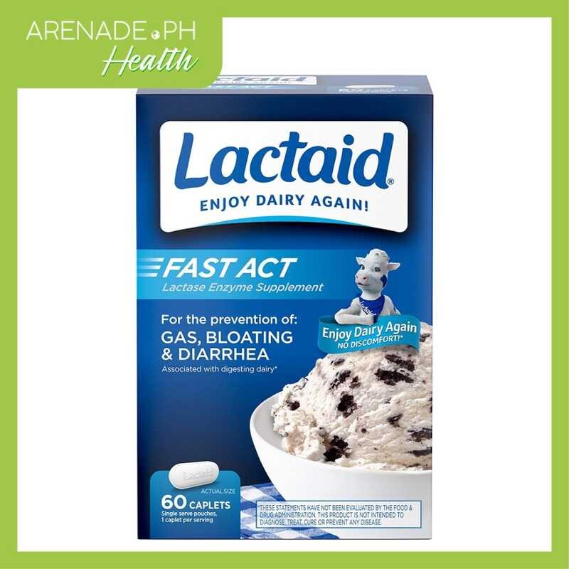 Lactaid Fast Act | Lactose Intolerance Relief With Lactase Enzyme (60 ...