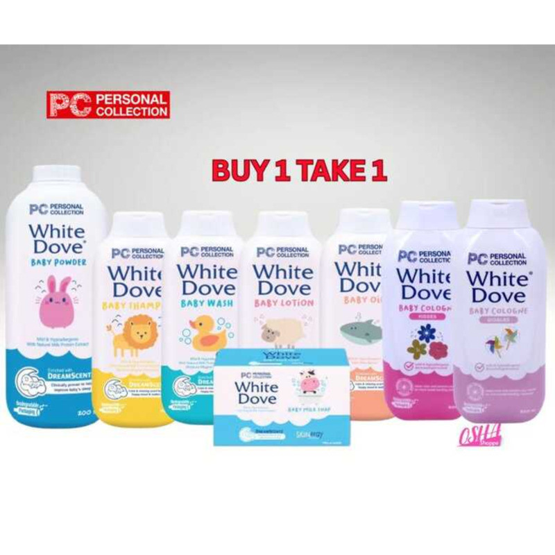 4D7 PC White Dove Baby Products 200 Ml : BUY 1 TAKE | Shopee Philippines