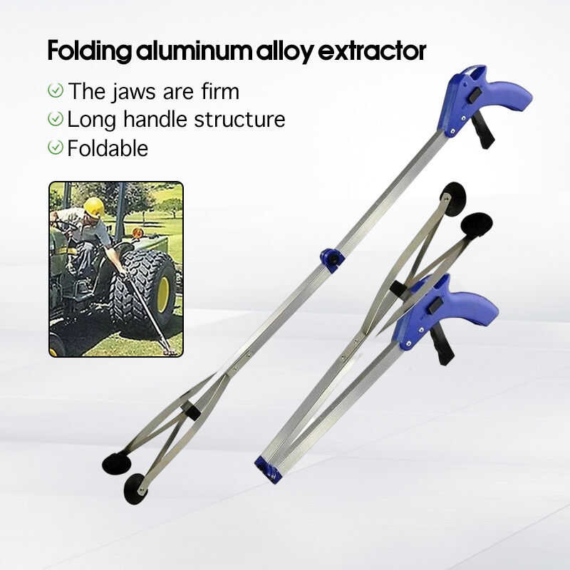Foldable Garbage Picker Long Arm Tong Pick Tp Stick Picking Trash Waste ...