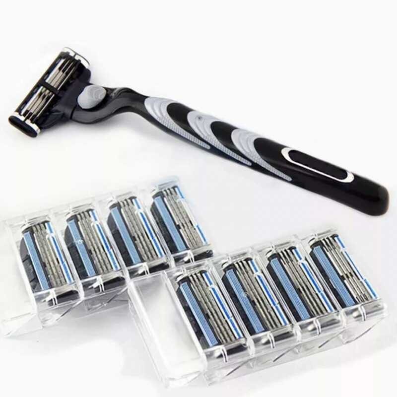 Universal Sharp 3-Blade Razor for Men, Gillette Manual Shaving Razor ...