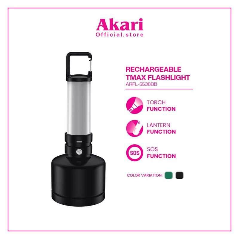 Akari Rechargeable TMAX Flashlight (Arfl-5538) 63E | Shopee Philippines