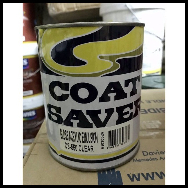 coat saver gloss acrylic emulsion cs550 clear QUART size | Shopee ...