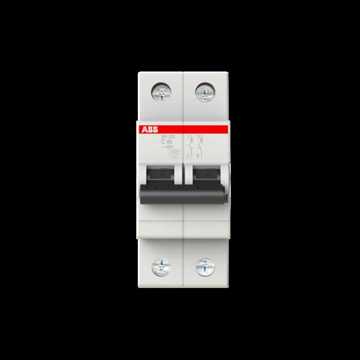 F47 ABB Sh202-C40 Miniature Circuit Breaker 2P-C-40A - Prisma Electrical | Shopee Philippines