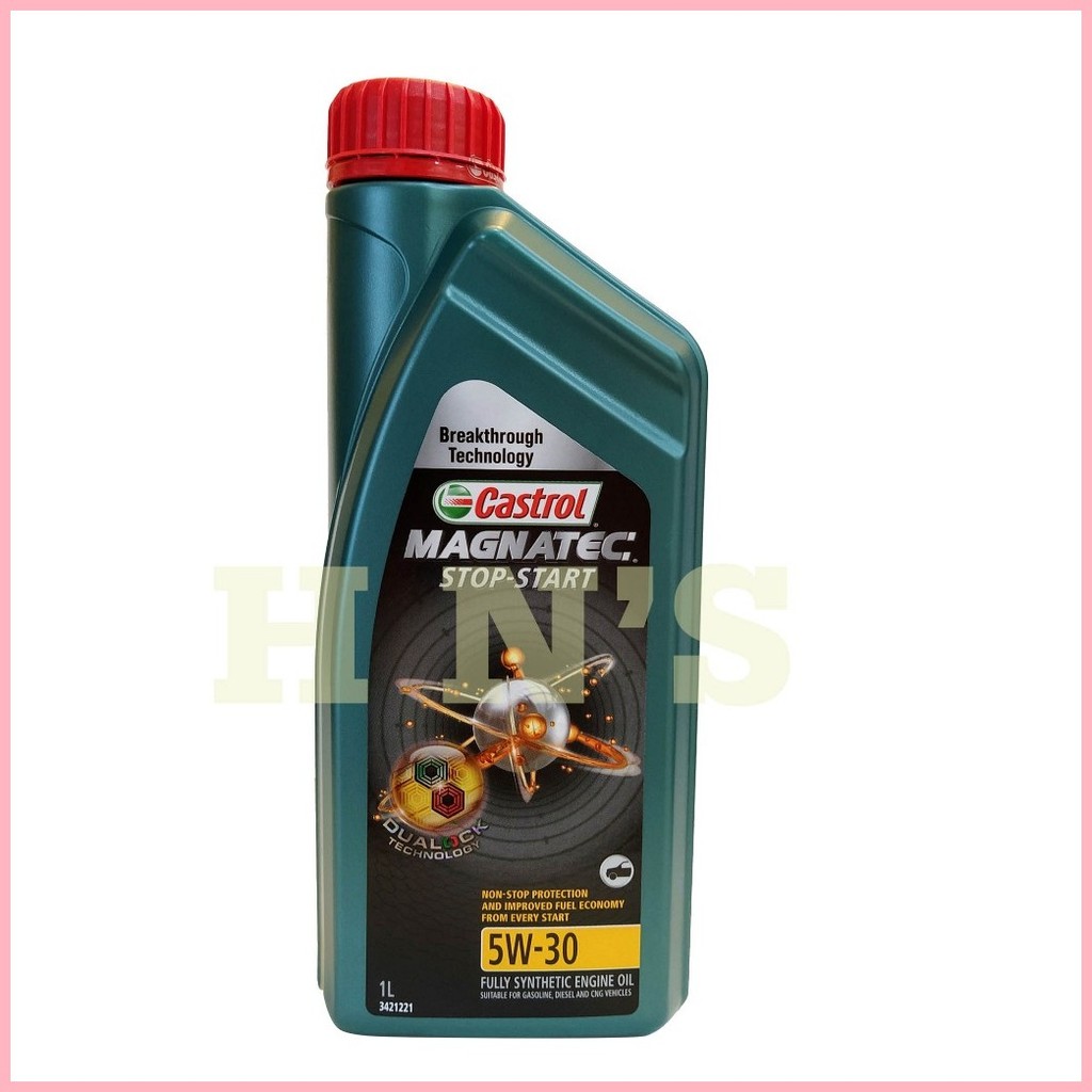 Castrol MAGNATEC STOP-START SAE 5W-30 Fully Synthetic Motor Oil 1L (gas ...