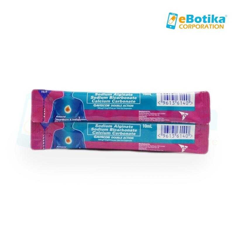 Gaviscon Double Action Sachet 10Ml (2 Pcs Sachets) Aaa | Shopee Philippines