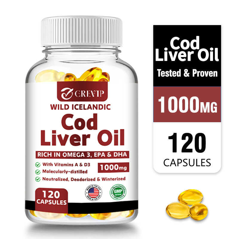 Wild Icelandic Liver Oil Capsules – Omega 3 Fish EPA DHA At Vitamins A ...