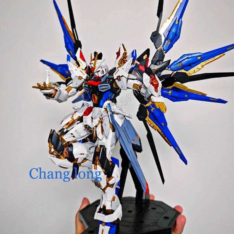 【Cod】Authentic Original Changlong 7701 Assembly MGEX 1/100 Strike Freedom Model Kit With Water ...