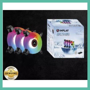 ARGB RGB V2 Inplay Ice Tower 3 in 1 kit / 3pcs Fan + Hub + Remote ...
