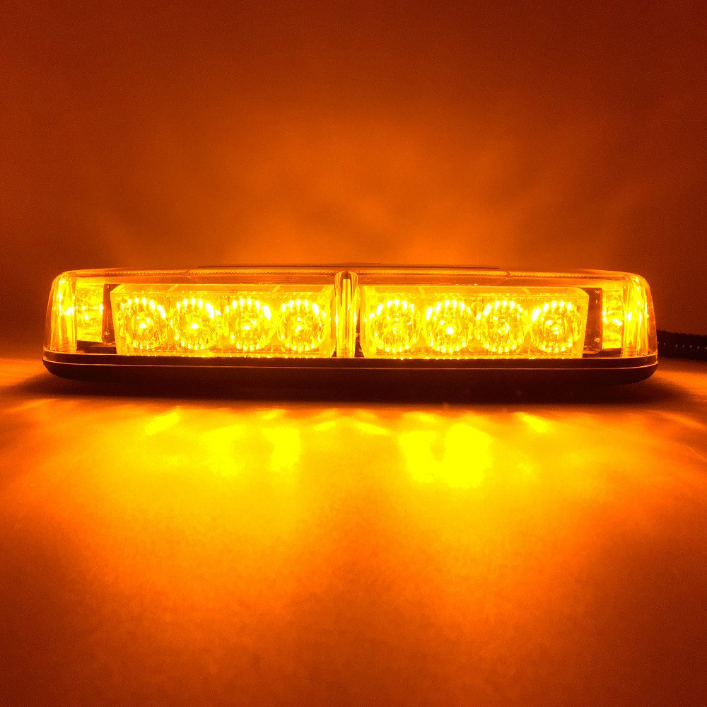 Car Roof Strobe Light 24 LED Police Flashing Emergency Warning Lights ...