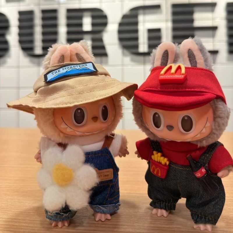 Cute Doll Labubu First Second Third Generation Mcdonald's Collaboration ...