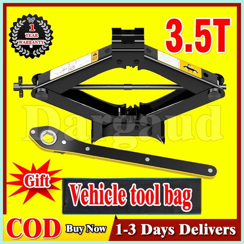 3.5Tons Jack Set Tool Car Jack Ratchet Wrench Car Tire Wrench Car SUV ...