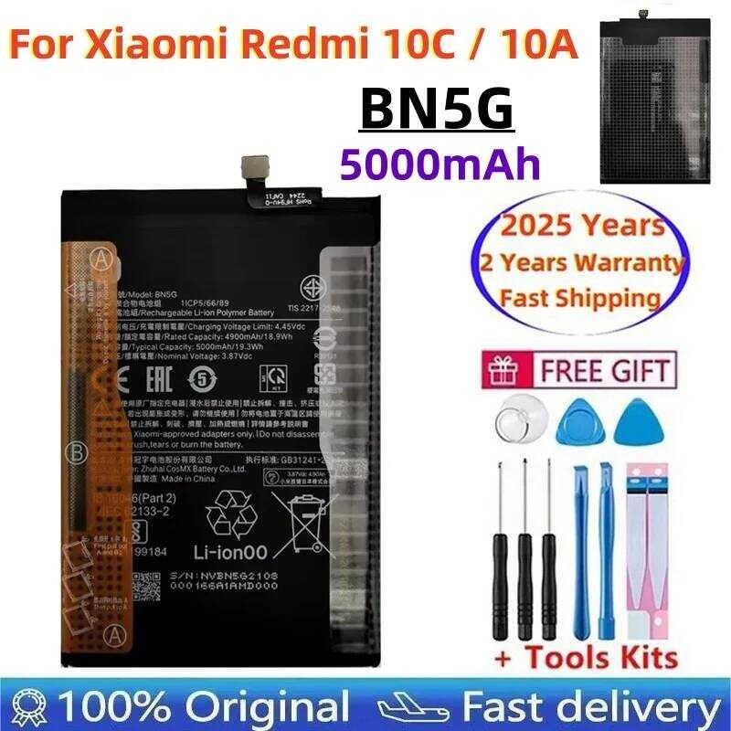 Cd High Quality 4 Original Bn5g Battery For Xiaomi Redmi 10C / 10A Mi ...