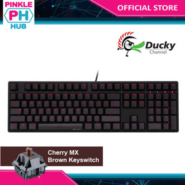 Pinklehub DUCKY CHANNEL Ducky One, Red Led, Mechanical Keyboard ...