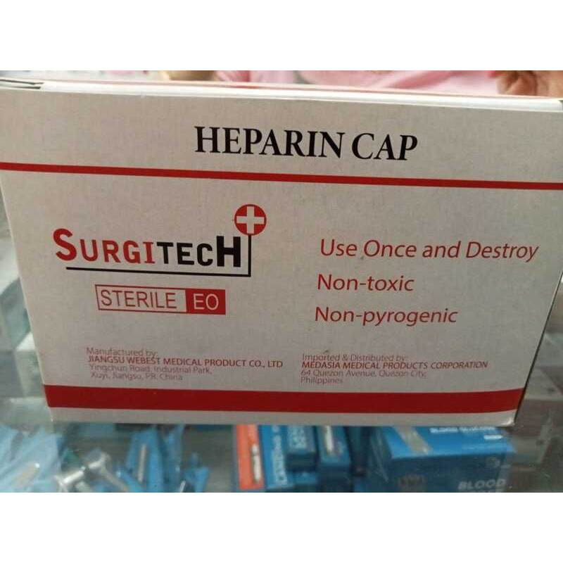 Heparin Cap /Heplock Box Or Per Pc 5E D6 | Shopee Philippines