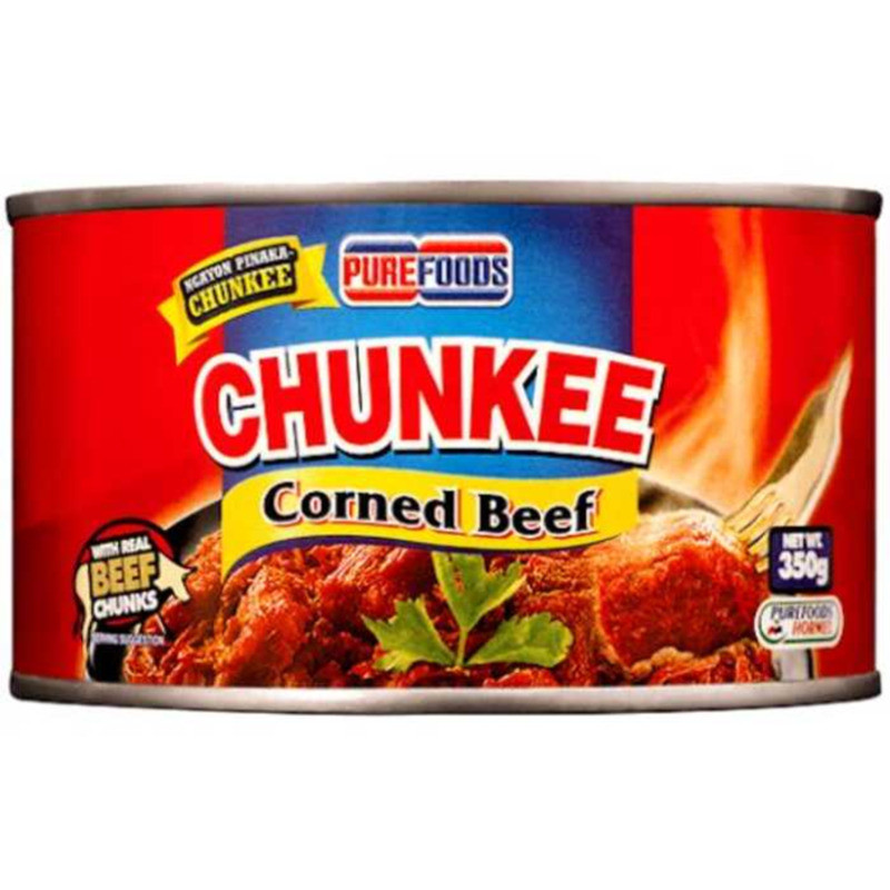 1B2 Purefoods Chunkee Corned Beef With Real Beef Chunks 350G Easy Open ...
