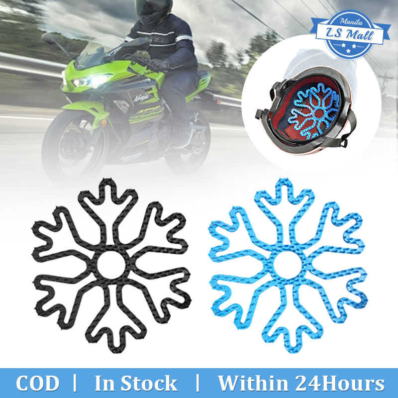 2Pcs Motorcycle-Helmet Inserts Pads,Breathable Bike Silicone Pad Helmet ...