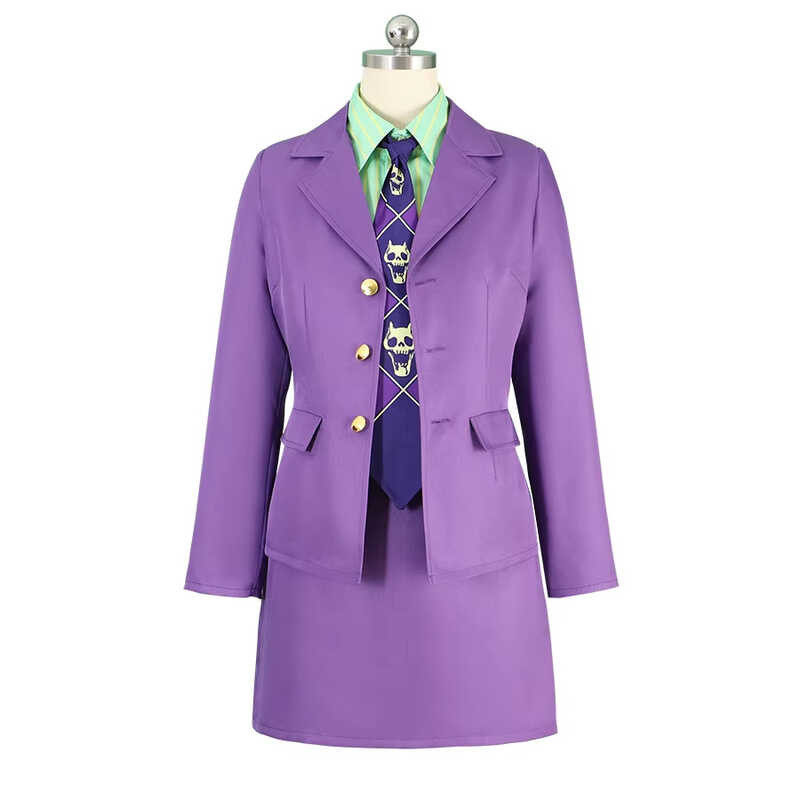 AA Jojo's Bizarre Adventure Yoshikage Kira Cosplay Costume Full Set ...