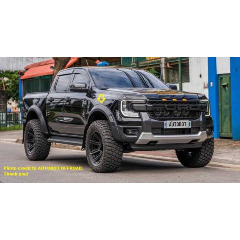 2023 - 2025 Ford Ranger Next Generation Bushwacker Plain Slim Fender ...