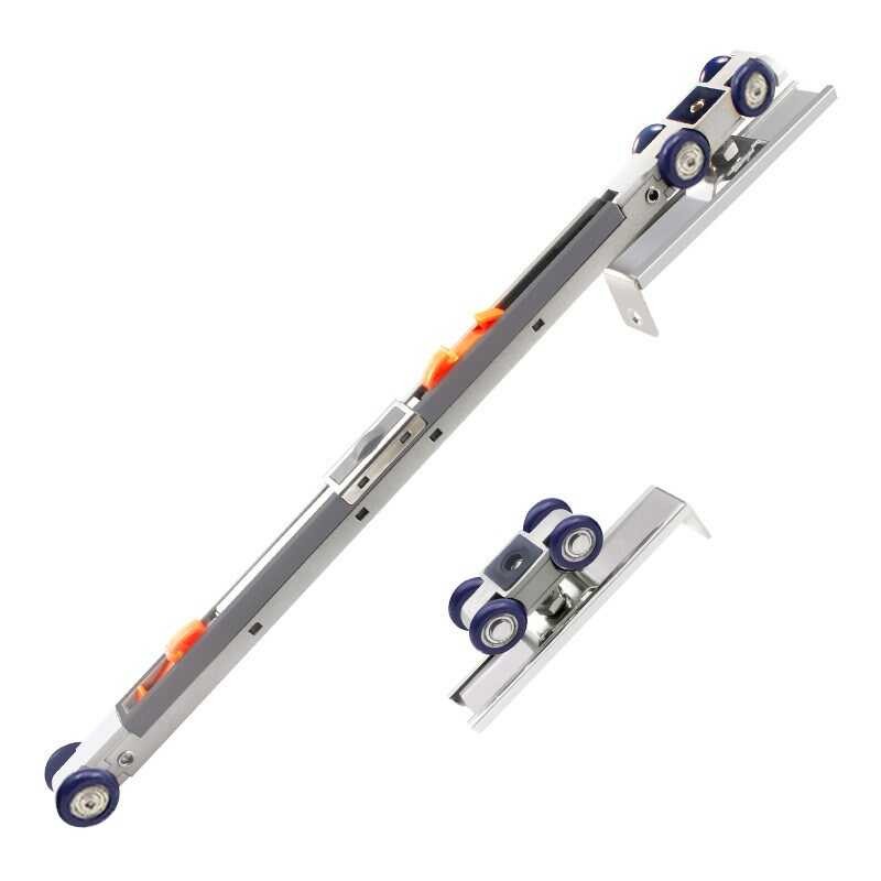 Two-Way Buffer Sliding Wheel Hotel Bathroom Sliding Door A Sliding ...