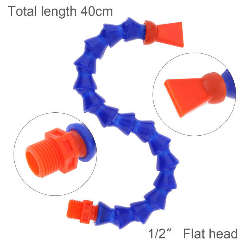 1/2" /8" 1/4" 1/8 Inch Plastic Flexible Water Oil Coolant Tube Hose ...
