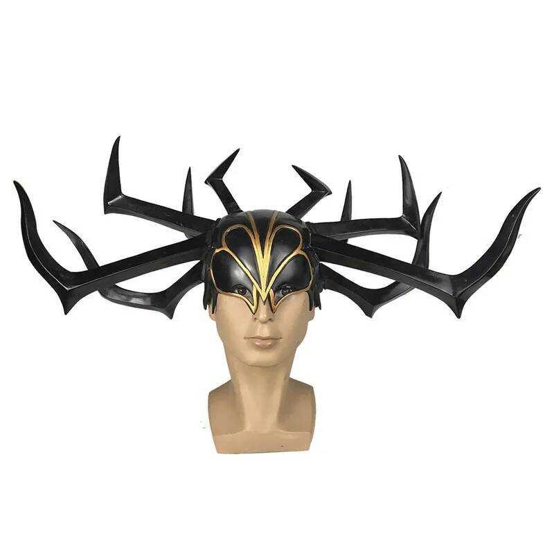 Thor Movie 3 Hela Cosplay Headdress Death Goddess PVC Helmet Adult ...