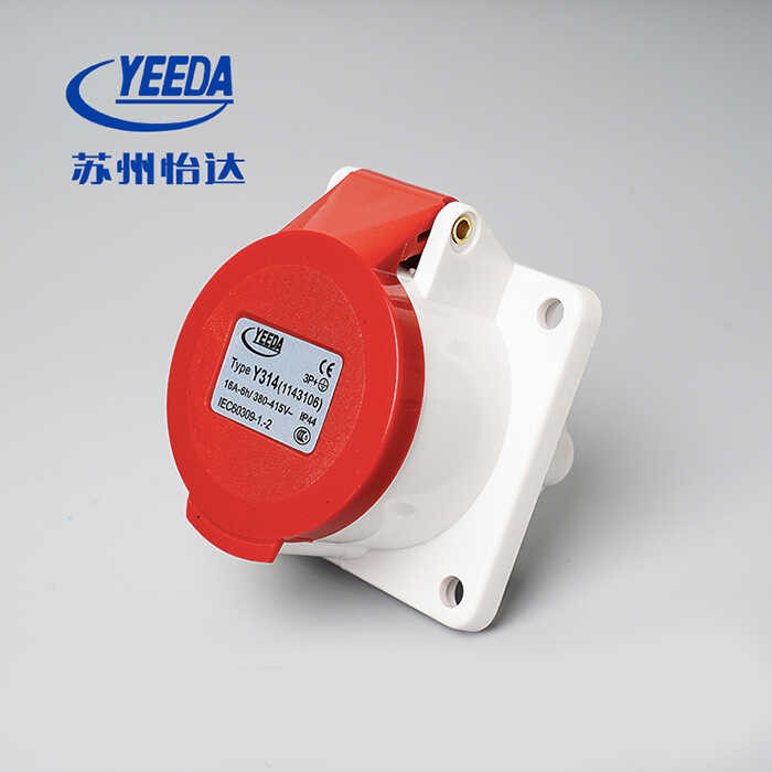 ☑☑ YEEDA Y314 (1143106) Industrial Waterproof Socket Four-Core 16A-6H ...