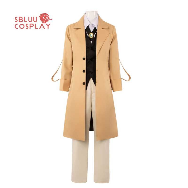 Xj Sbluucosplay Osamu Dazai Cosplay Costume Long Jacket Coat Halloween ...