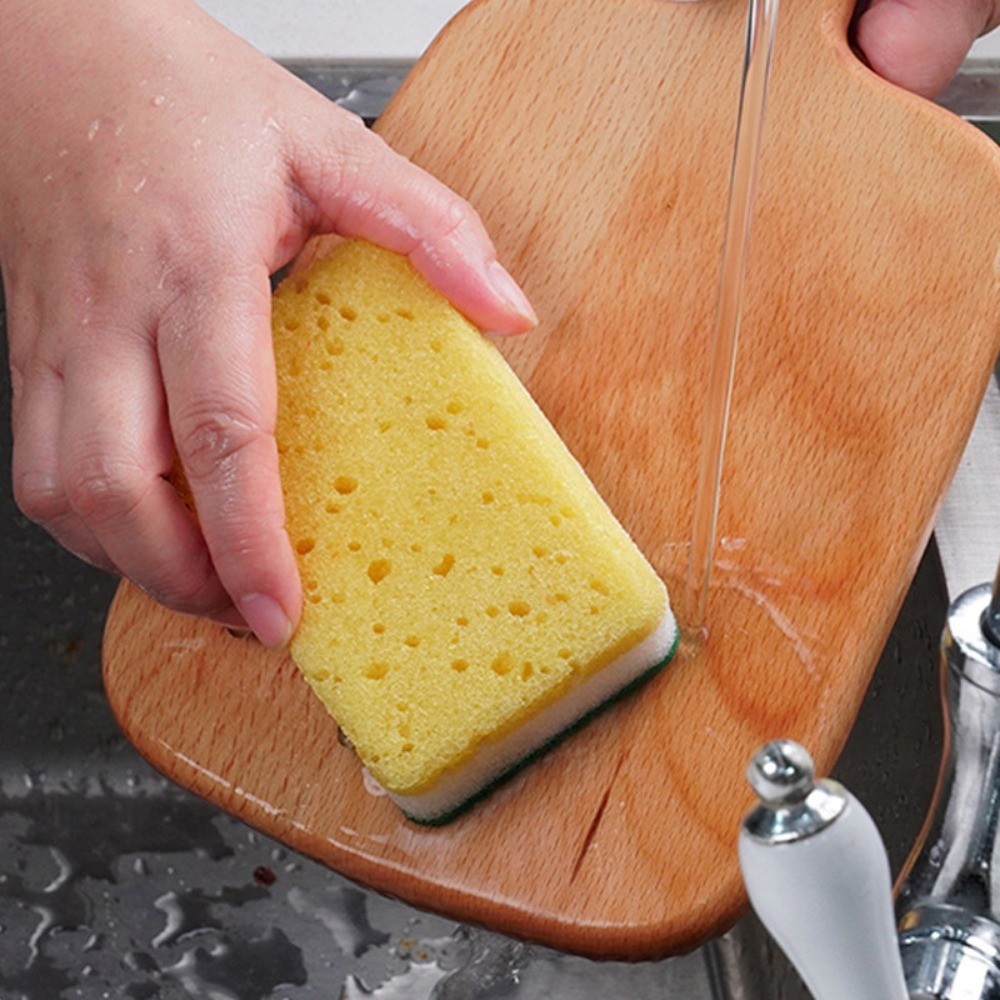 10Pcs Dishwashing Sponge Multifunctional Household Kitchen Double Sided ...