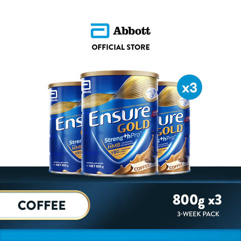 Ensure Gold With Streng+Hpro Coffee 800G For Adult Nutrition Bundle Of ...