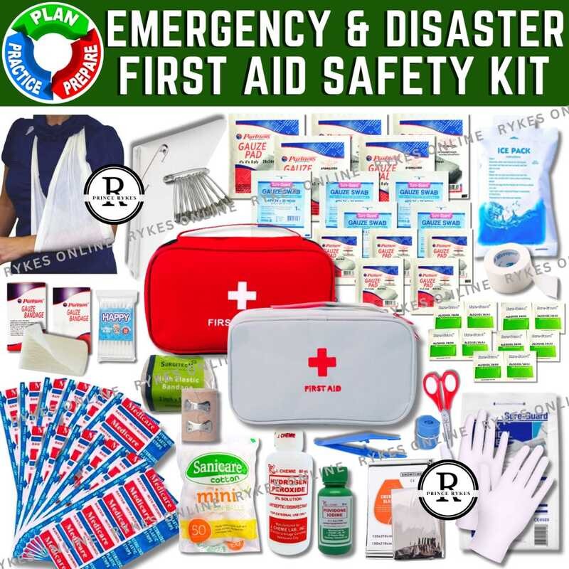 EMERGENCY AND DISASTER FIRST AID SAFETY Kit, COMPLETE SET EARTHQUAKE ...