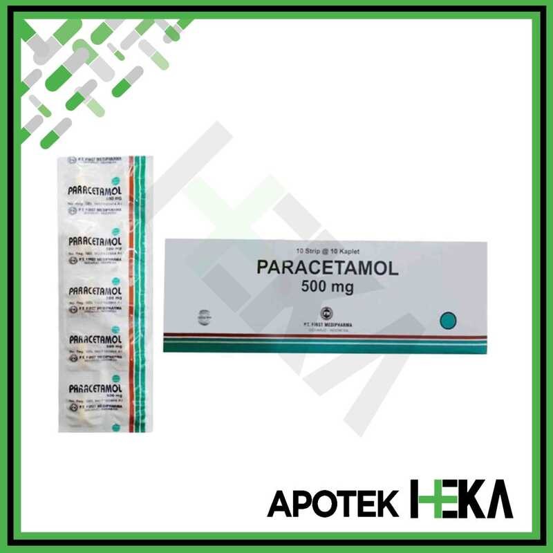 Paracetamol COD 500 Mg First Medipharma Box Contains 10X10 Tablets ...
