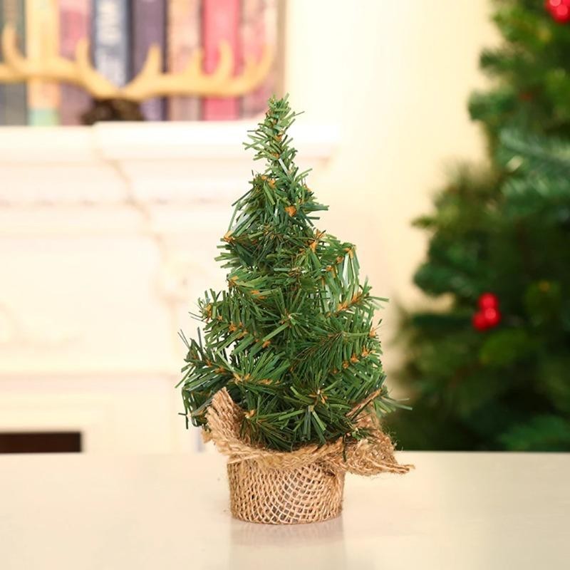 1pc Mini Table Top Christmas Tree Home Small Desk Xmas Tree Chrismas ...